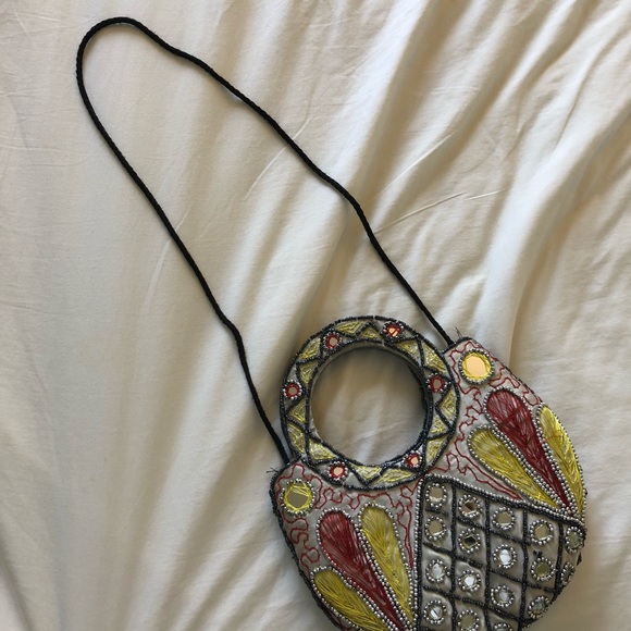 Hand Crafted | Bags | Handmade Beaded Mini Bag | Poshmark